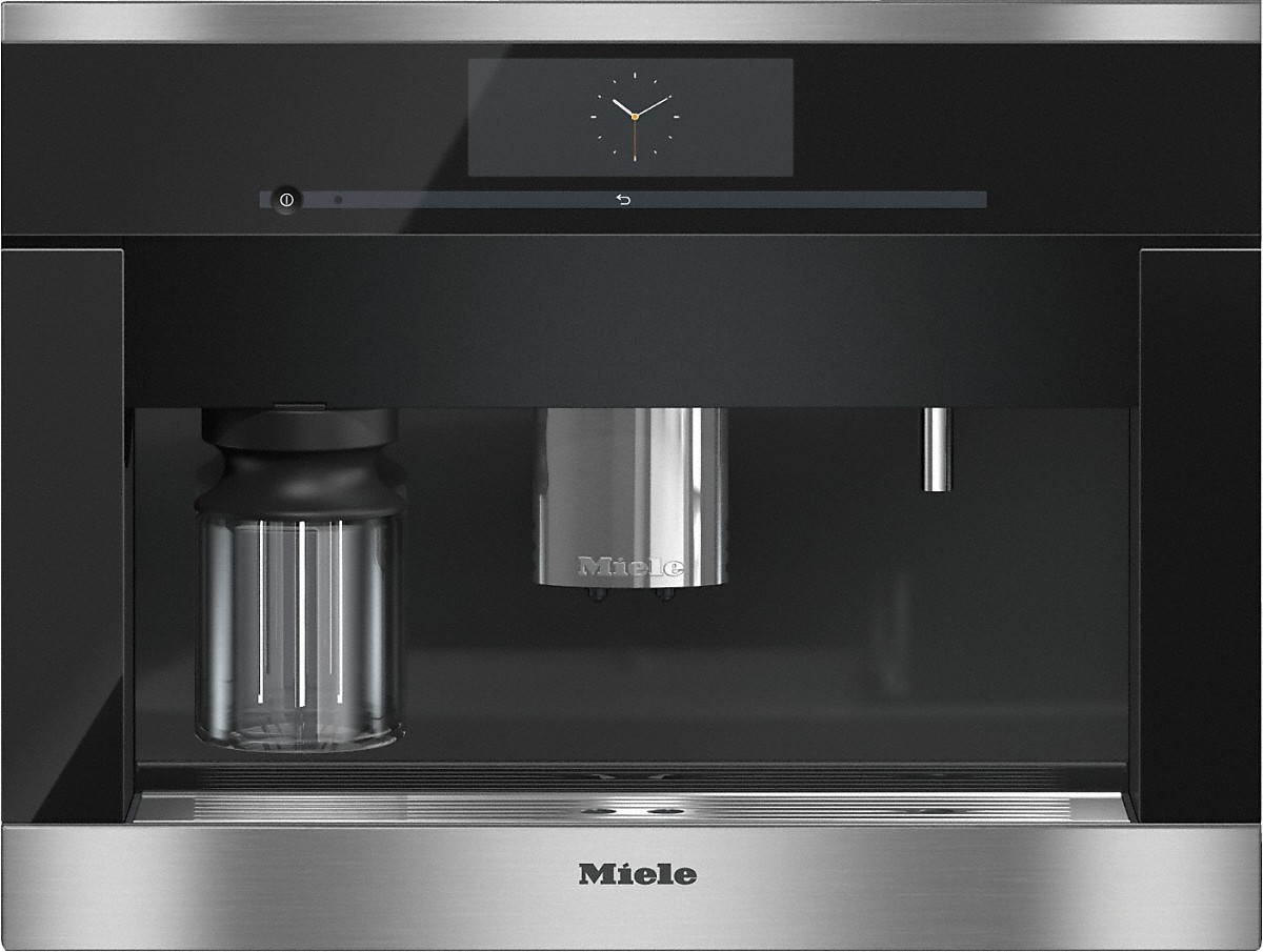 Miele in cabinet coffee maker store