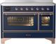 Ilve® Majestic III 48" Midnight Blue Pro Style Induction Range with ...