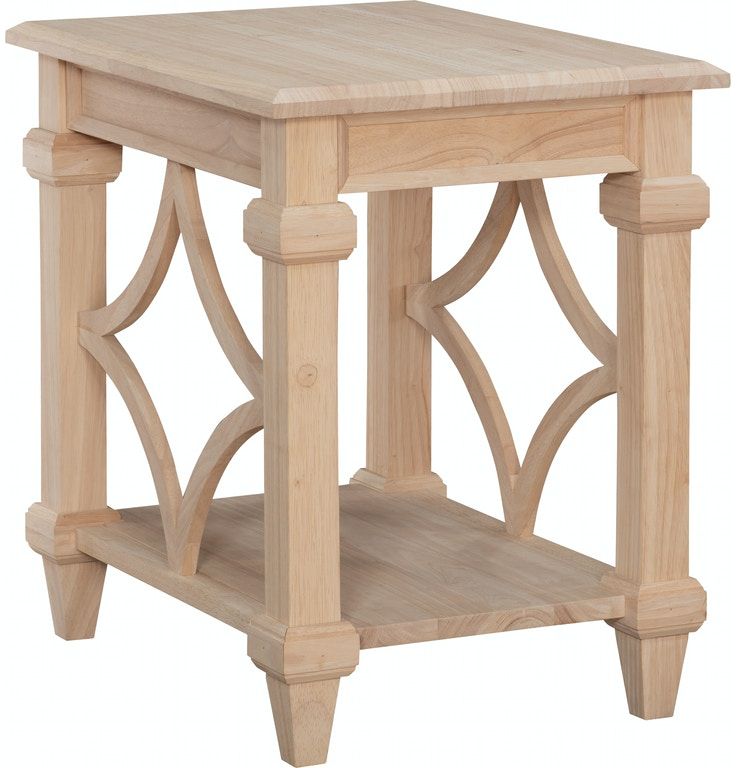 Unfinished end tables store