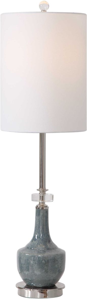 Uttermost® by David Frisch Piers Mottled Blue Buffet Lamp | Fitzgerald ...
