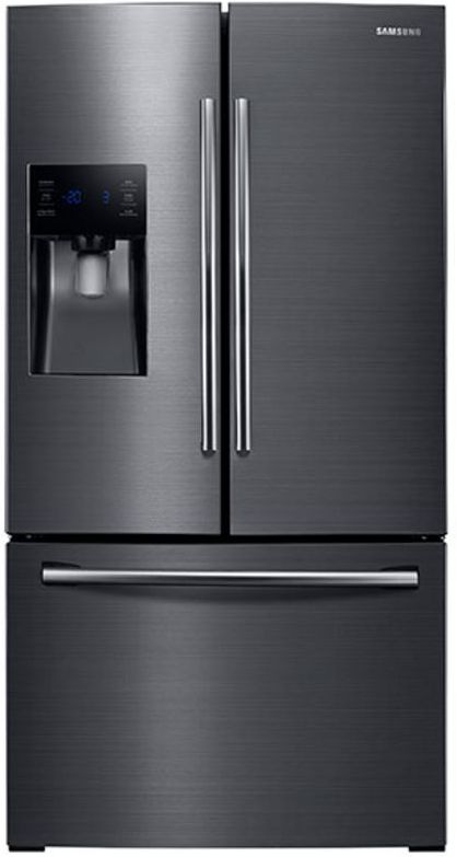 Samsung 25 Cu. Ft. French Door Refrigerator Fingerprint Resistant Black Stainless Steel DC Appliance