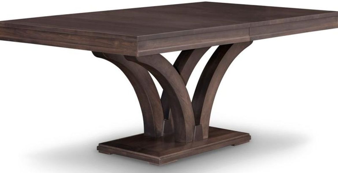 Handstone Customizable Verona Maple 54x84 Dining Table with 4x12 ...
