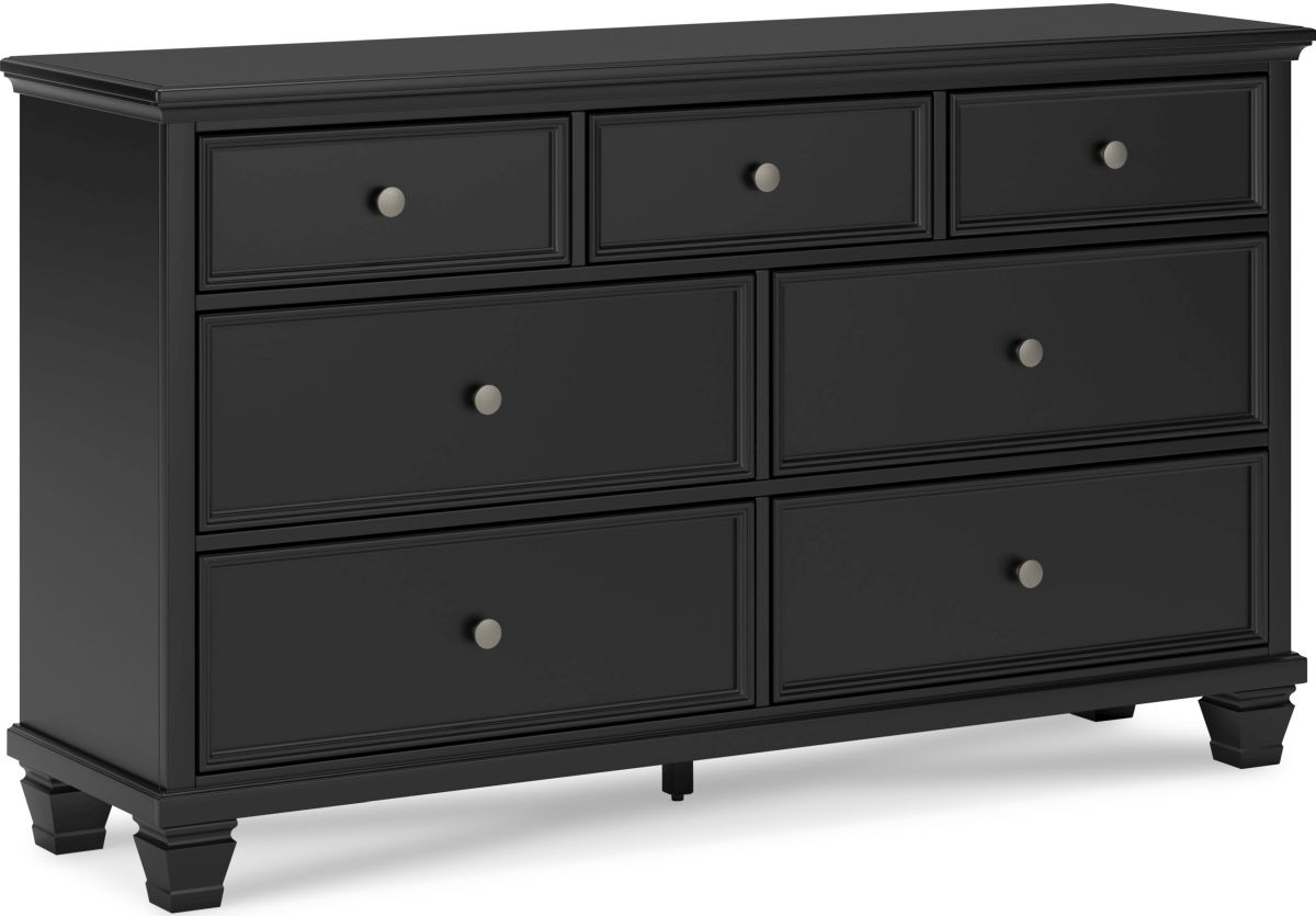 Ebony dresser store
