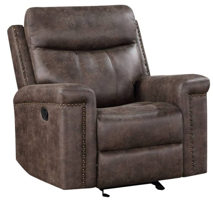 New Classic® Home Furnishings Quade Mocha Manual Glider Recliner | Bob ...