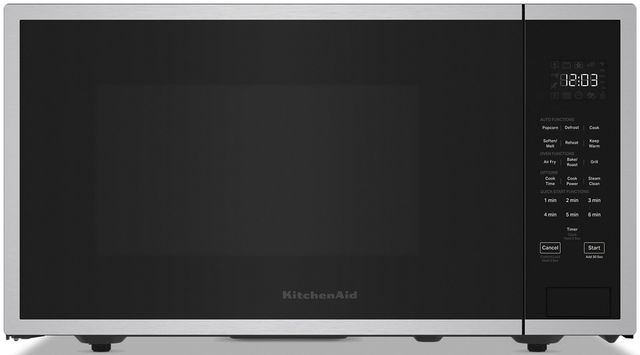 KitchenAid® 1.5 Cu. Ft. Stainless Steel Countertop Microwave | Burns ...