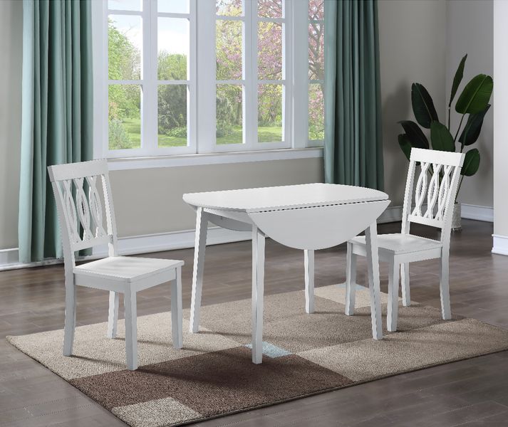 Steve Silver Co.® Naples Ivory 3PC DROP LEAF DINING ROOM | Pruitt's ...