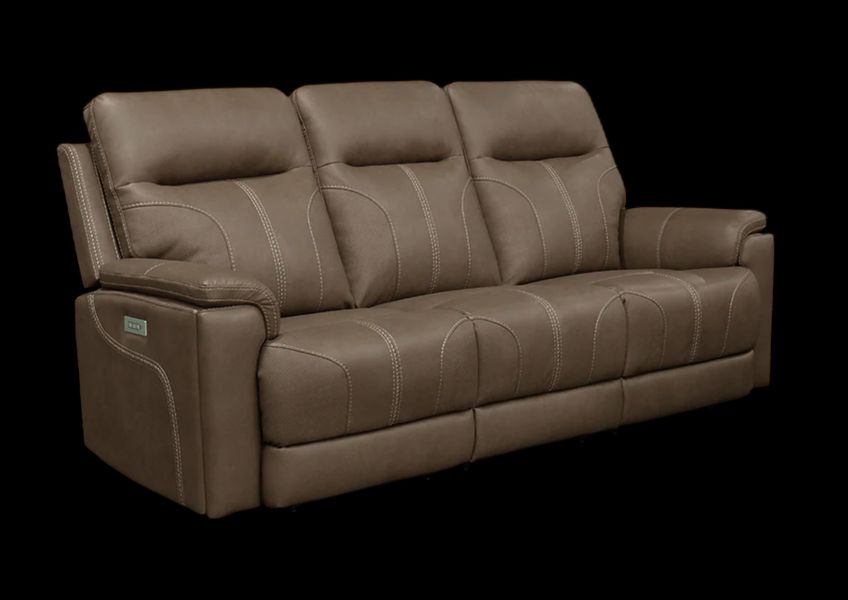 Immersive Leather Power Double Reclining Sofa | Walker Furniture ...