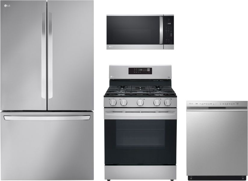 LG 4 Piece Stainless Steel Kitchen Package | The Warehouse