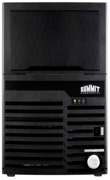 Summit Commercial® 21" 100 lb. Black ADA Compliant Commercial Icemaker ...