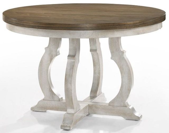 ACME Furniture Cillin Antique White/Walnut Dining Table | Urner's ...