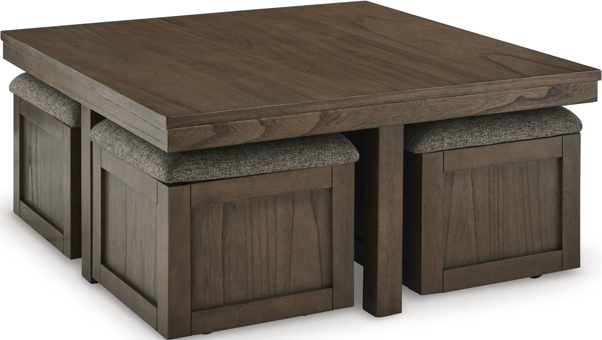 Coffee table with storage seats store