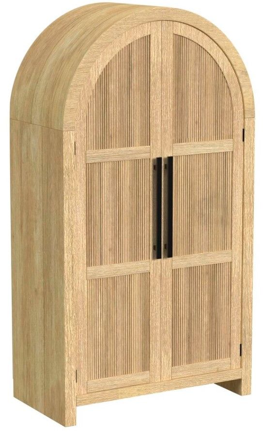 Elements International Ridgemont Natural Large Cabinet | Bob Mills ...