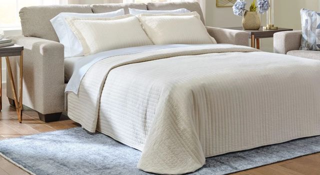 Signature Design by Ashley® Deltona Parchment Queen Sofa Sleeper | West ...