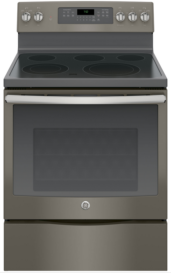 GE® 30" Free Standing Electric Range-Slate | Kusel's Furniture & Appliance