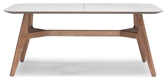 Natuzzi Editions Plettro Blonde Ash Rectangular Extendable Dining Table ...