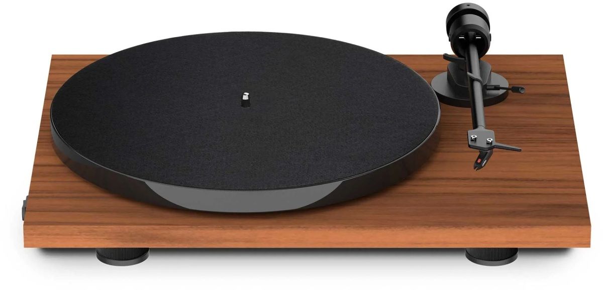 Pro-Ject E1 Phono Satin Walnut Turntable | Flanner’s Home Entertainment