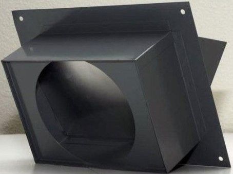 Vent-A-Hood® Black 7" Round Wall Louver | Old McDonald's Furniture ...
