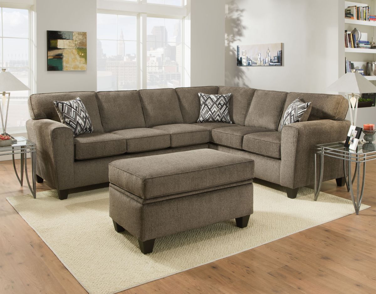 Peak Living Cornell Pewter Sectional Furniture Express Valdosta GA