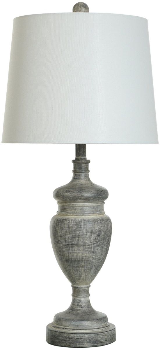Stylecraft Resin Gray Table Lamp | Fischer Furniture | Rapid City, SD