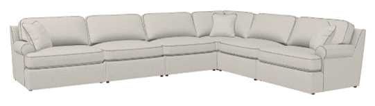 La-Z-Boy® Alani 6-Piece Oyster Sectional | Meubles & Nous