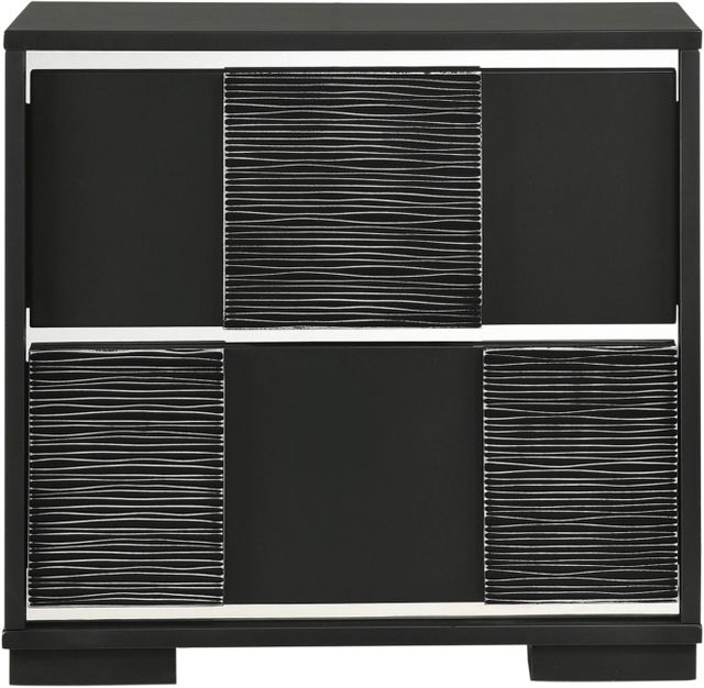 Coaster® Blacktoft Black Nightstand | Fischer Furniture | Rapid City, SD