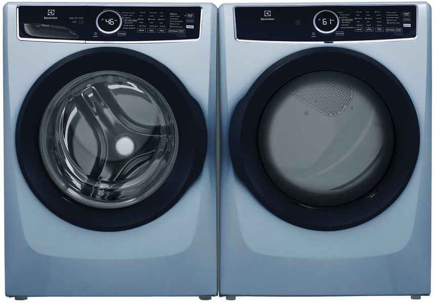 Electrolux Glacier Blue Front Load Laundry Pair | Purcell Appliance ...