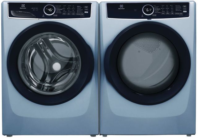 Electrolux Glacier Blue Front Load Laundry Pair | Cluett’s Appliance ...