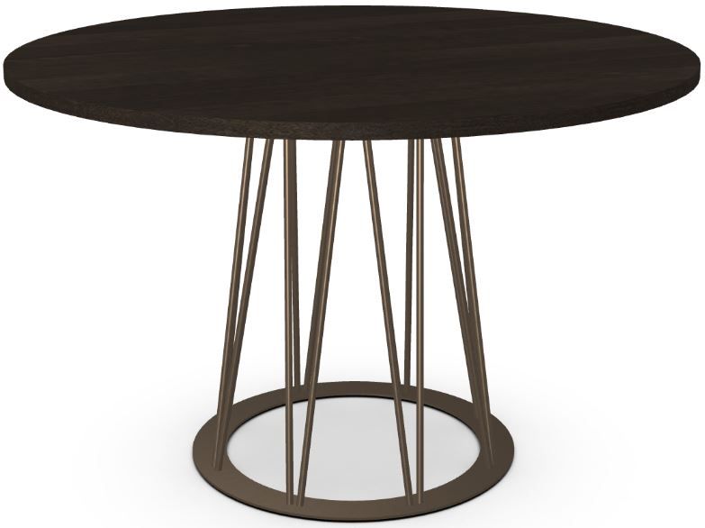 Amisco Calypso Round Dining Table, 48in | Marshall's Home Living ...