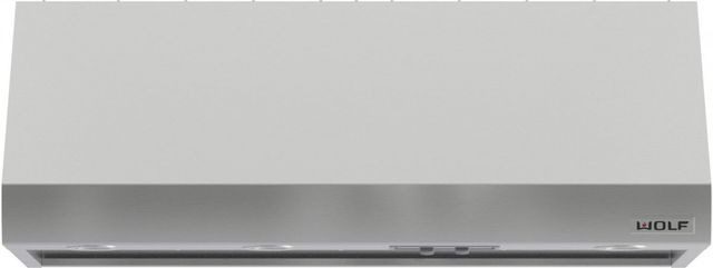 Wolf® 48" Stainless Steel Pro Wall Range Hood | Garner Appliance & Mattress