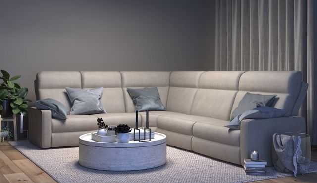 Elran Art 5-Piece Reclining Sectional | Halton Hills Furniture & Appliances