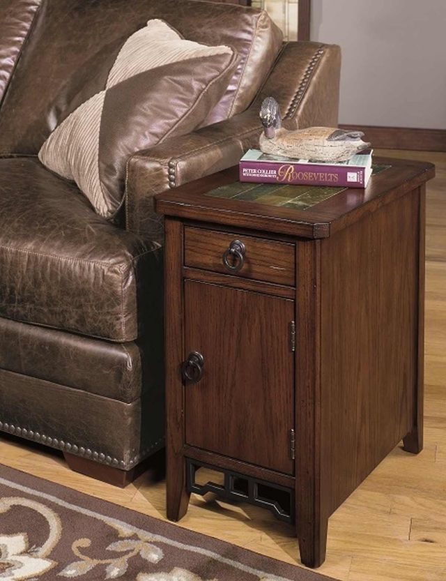 Null Furniture 5013 Aged Chestnut Chairside Cabinet | Great Rooms ...