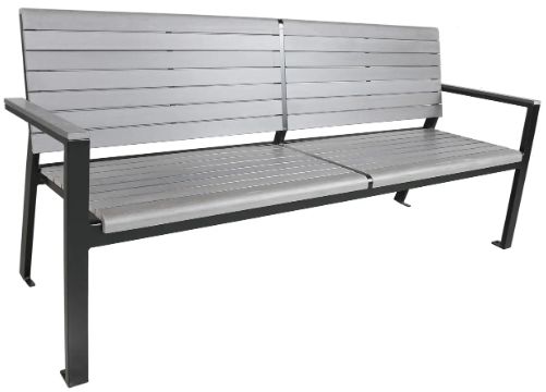 CabanaCoast® Customizable Landing Aluminum Outdoor 3 Seater Bench ...