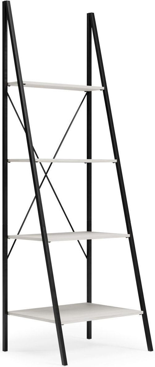 Signature Design by Ashley® Bayflynn White/Black 4 Shelves Bookcase ...