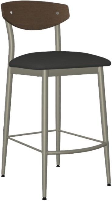Amisco Customizable Hint Upholstered Counter Stool | Karvonen’s
