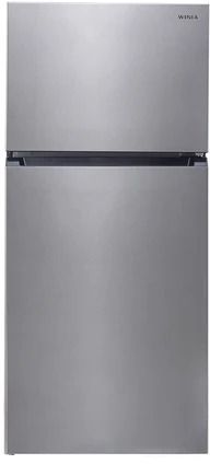 Winia 30 in. 18.3 Cu. Ft. Easy Clean Stainless Steel Top Freezer ...