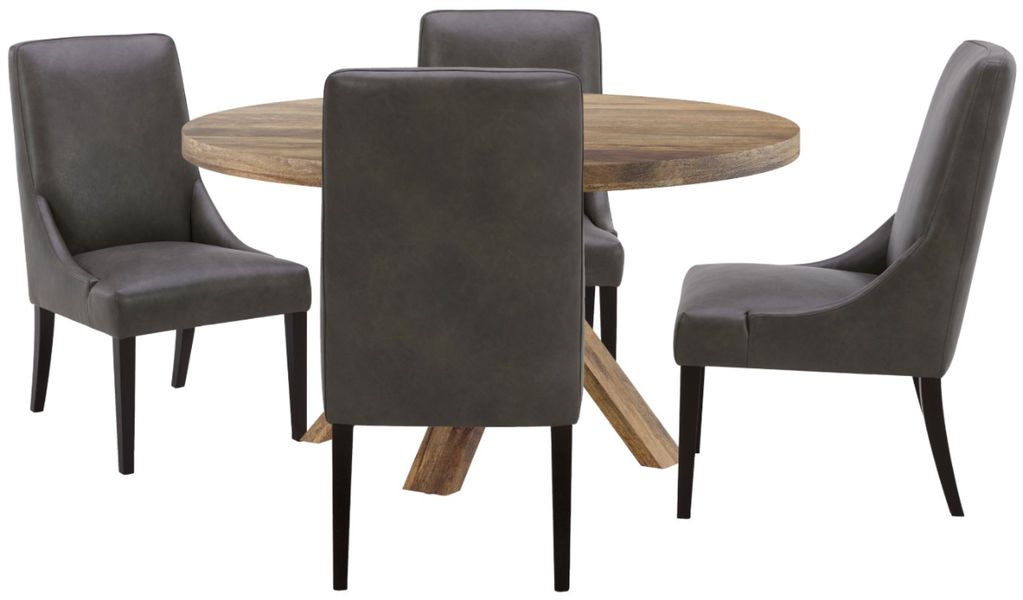 Parker House® Crossings 5-Piece Amber Leather Dining Room Set | Lacks ...