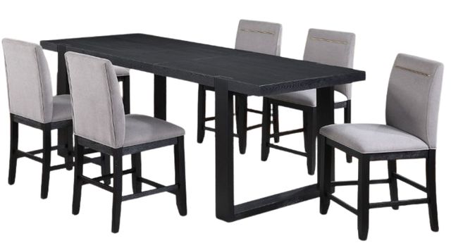 Steve Silver Co. Yves 5-Piece Charcoal/Gray Counter Dining Set | Jarons ...
