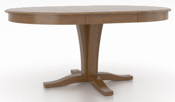 Canadel Customizable Gourmet 68" VR Base Dining Table with One ...
