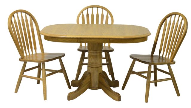 TEI 30" Laminated Pedestal Table | Robert's Furniture | Columbus, PA