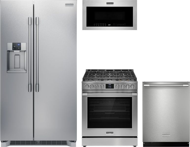 Frigidaire Professional® 4 Piece Stainless Steel Kitchen Package ...