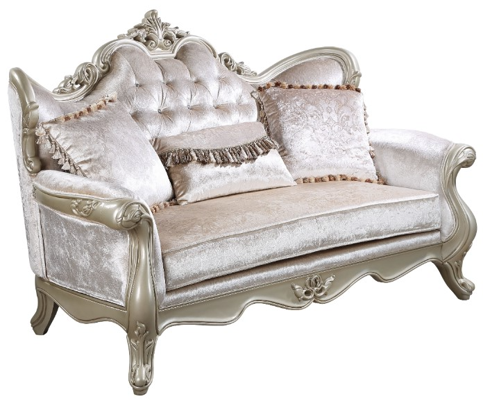 New Classic Home Furnishings Monique Champagne Loveseat