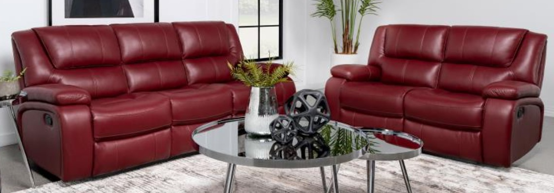 Manual reclining sofa set store
