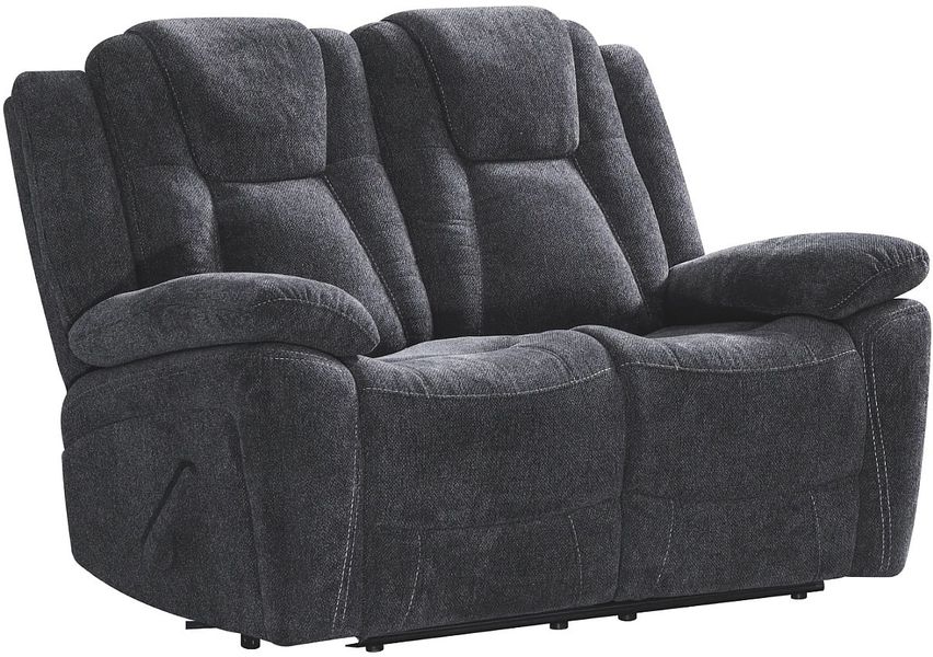 Primo™ International Anakin Riagan Graphite Manual Reclining Loveseat ...
