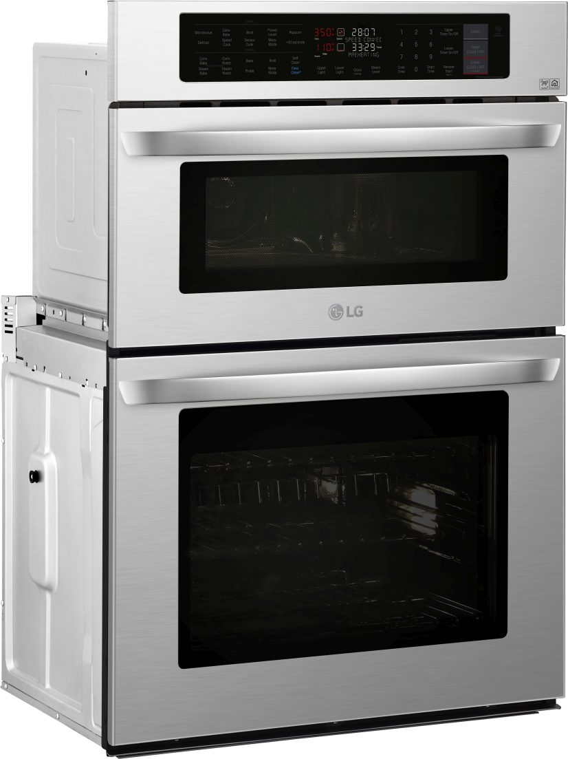 LG 30 Stainless Steel Electric Built In Oven Microwave Combo Electric Wall Oven Western Mass Appliances Holyoke MA