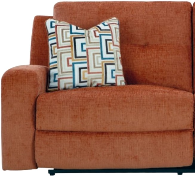 Burnt orange recliner sofa store