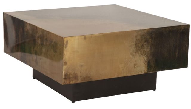 Home Trends & Design Moab Oxidized Copper Coffee Table | Fischer ...