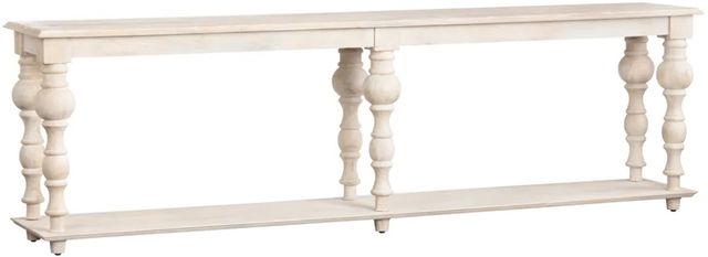 Crestview Collection Harvest White Console Table | Fischer Furniture ...
