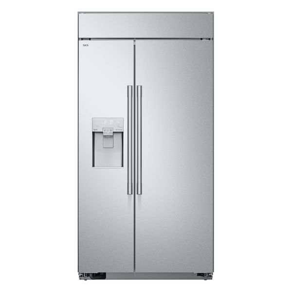 SKS 42" 25.6 Cu. Ft. Stainless Steel Built-In Counter Depth Side-By ...