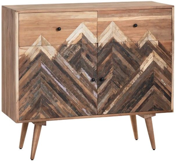 Crestview Collection Sierra Nevada Brown Cabinet | Fischer Furniture ...