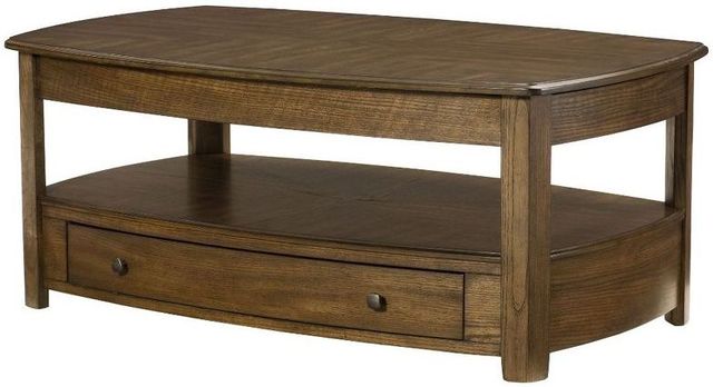 Hammary® Primo Brown Rectangular Lift-Top Cocktail Table | Besche Furniture | Georgetown, DE